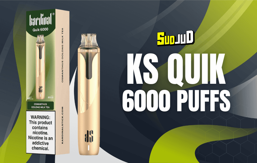 KS Quik 6000 Puffs พอตใช้แล้วทิ้ง กลิ่นชัด สูบฟินยาวนาน