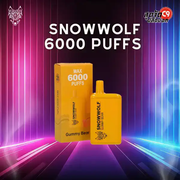 Snowwolf 6000 Puff - สุดจัดปลัดบอก