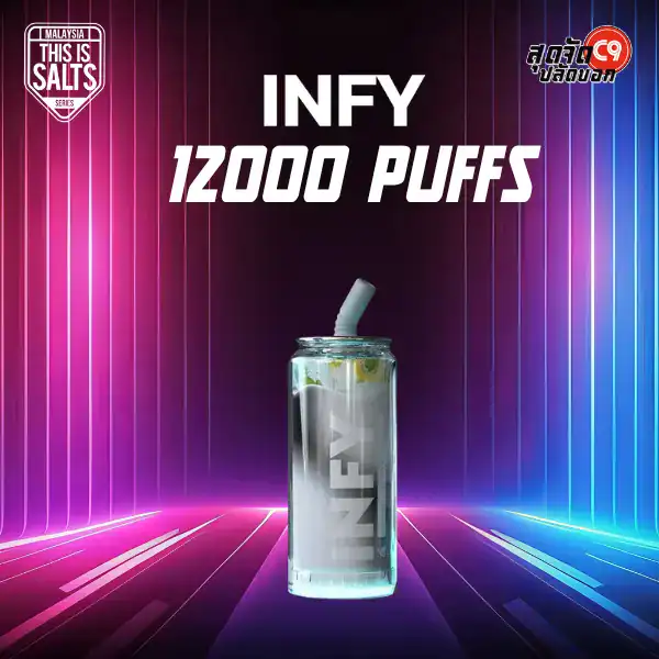 INFY 12000 Puffs พอตใช้แล้วทิ้ง 12000คำ จาก This is Salts