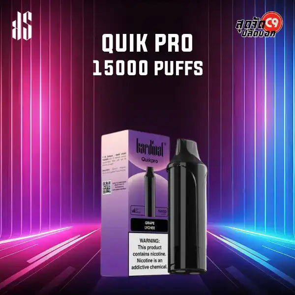 หัวพอต KS Quik Pro 15000 Puff - สุดจัดปลัดบอก