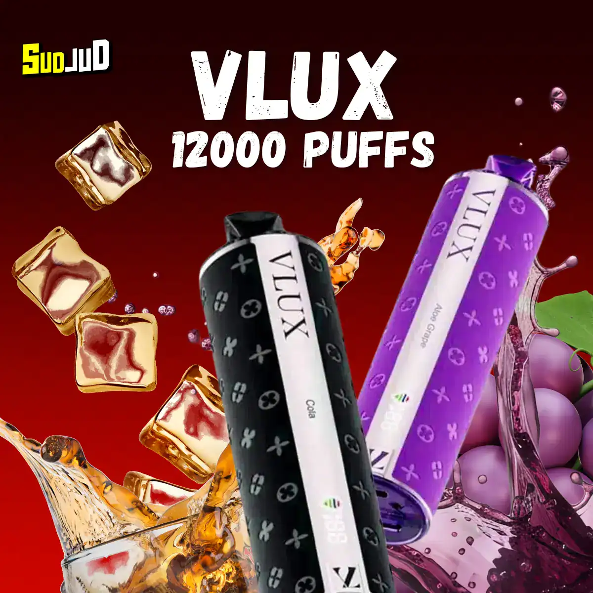 VLUX 12000 พอตใช้แล้วทิ้ง 12,000 คำ กลิ่นชัด ราคาสุดคุ้ม