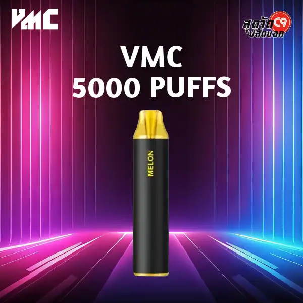 VMC 5000 Puff พอตกลิ่นหลากหลาย 5,000 คำ สูบจุใจ ชาร์จ Type-C