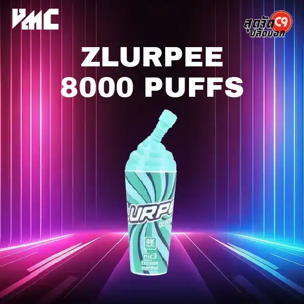 VMC Zlurpee 8000 Puffs พอตใช้แล้วทิ้ง ฟีลสเลอบี้สดชื่น