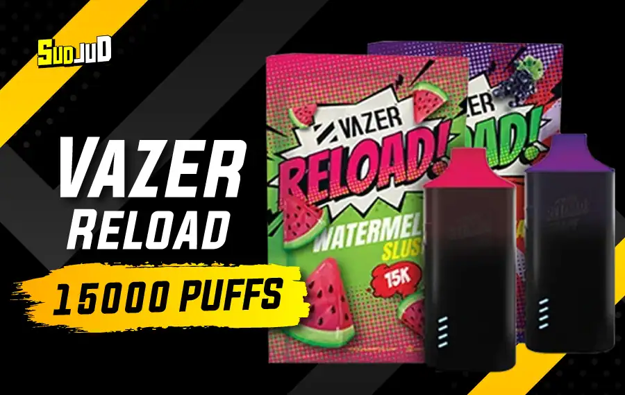Vazer Reload 15K ราคาถูก พอตใช้แล้วทิ้ง เปลี่ยนหัวได้